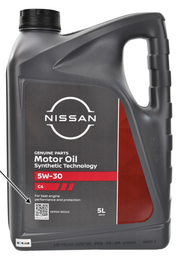Моторна олива Nissan Motor Oil 5W-30 C4 DPF 5 л (KE900-90043) – фото ...