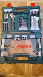 Набір свердел TiN і біт Bosch V-Line 83 штуки зі світлодіодним ліхтарем ...