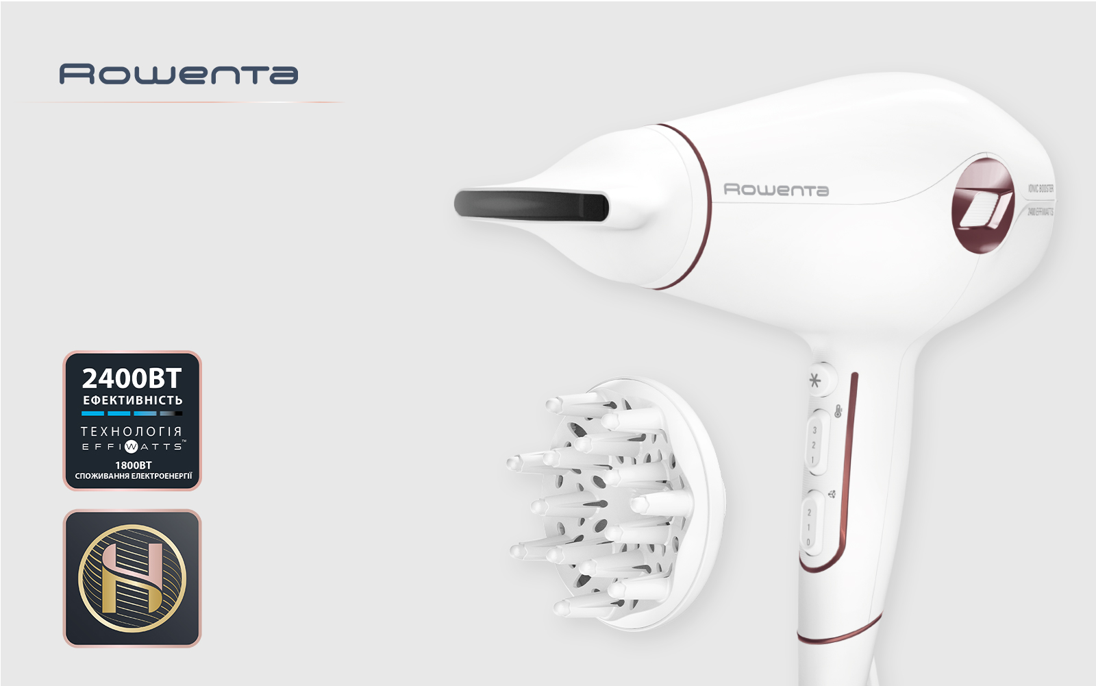 Фен Rowenta VOLUMIZER HYBRID CV6135F0 – фото, відгуки, характеристики в ...