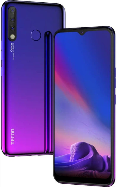 Мобильный телефон Tecno Camon 12 (CC7) Dawn Blue – фото, отзывы ...