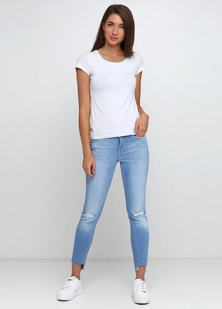 Джинсы H&M 34 голубой 0448515_голубой_01 от продавца: All fashion trandz – в интернет-магазине ...