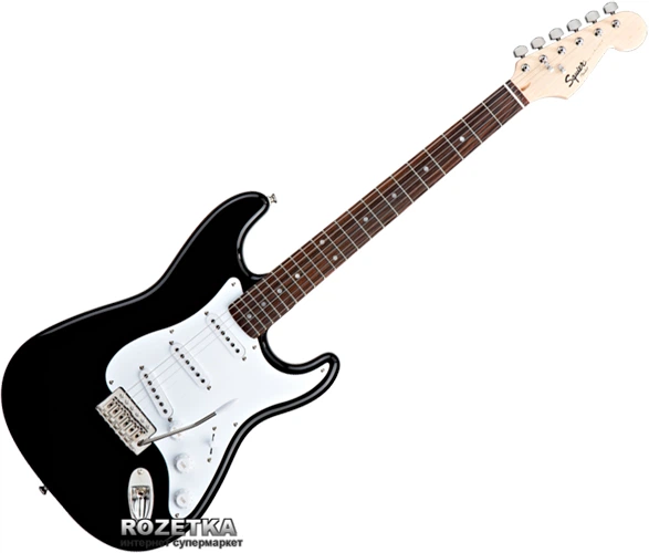 Электрогитара Fender Squier Bullet Stratocaster SSS (0370001506) Black ...