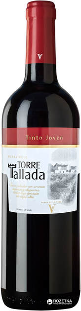Вино Torre Tallada Tinto Joven красное сухое 0.75 л 13% (8412276221126 ...