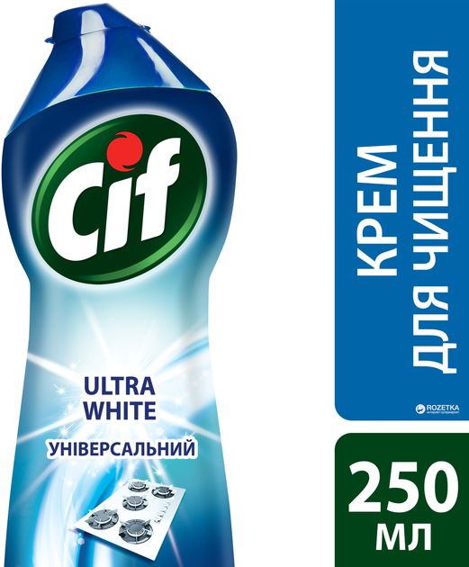 Крем для чистки Cif Ультра Уайт 250 мл (8711600304826) – фото, отзывы ...