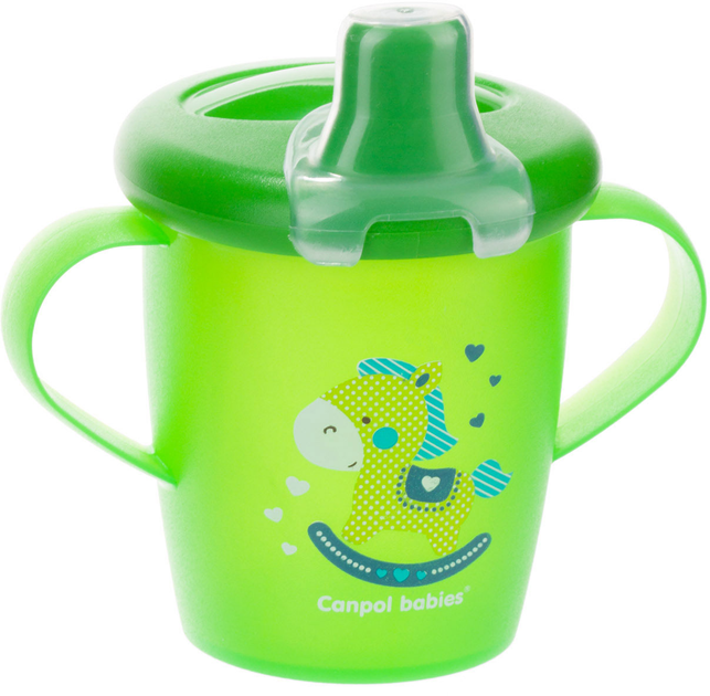 Кружка-непроливайка Canpol Babies 250 мл Зелёная (31/200_gre ...