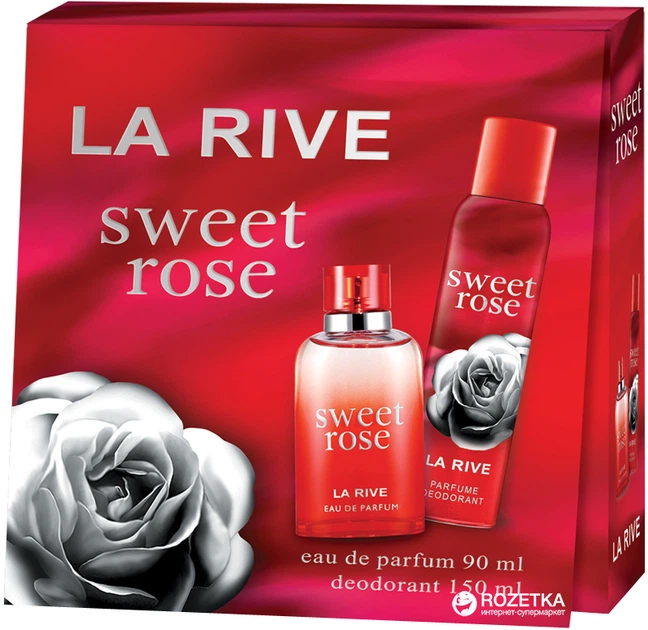 Набор для женщин La Rive Sweet Rose парфюмированная вода 90 мл ...