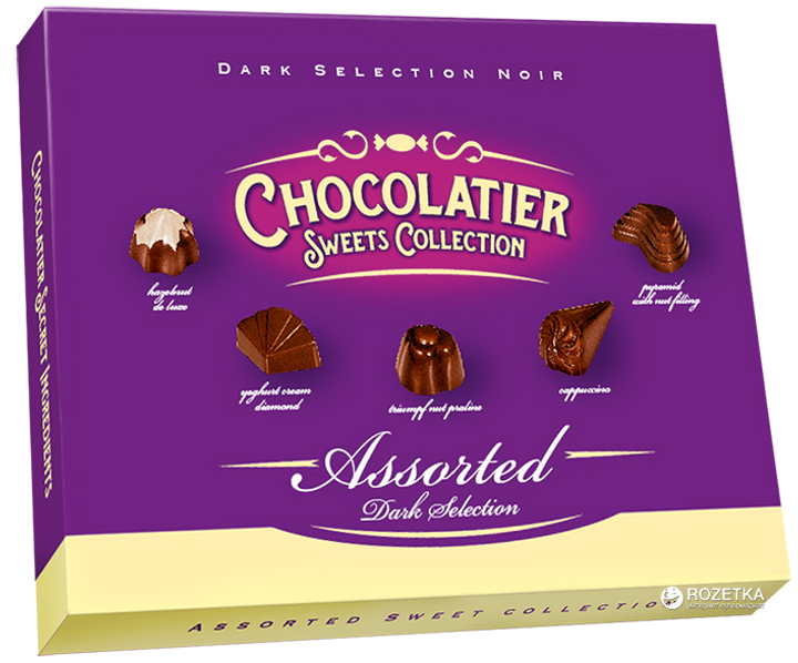 Конфеты Chocolatier Sweets Collection Dark Selection Ассорти 250 г ...