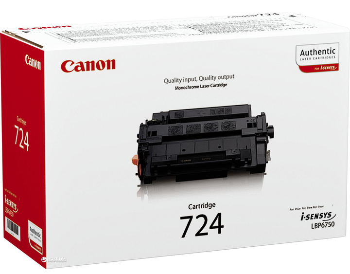 Картридж тонер Canon 724 LBP6750/6780/MF512/513 Black (3481B002) – фото ...