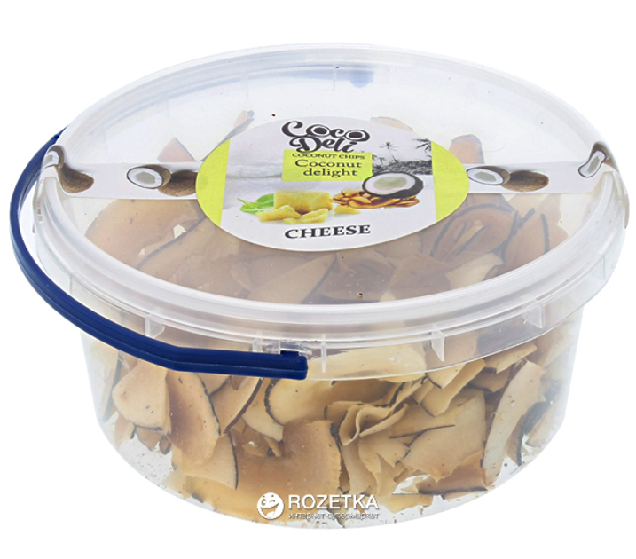 Чипсы кокосовые Coco Deli с сыром Пармезан 100 г (4820144210341 ...