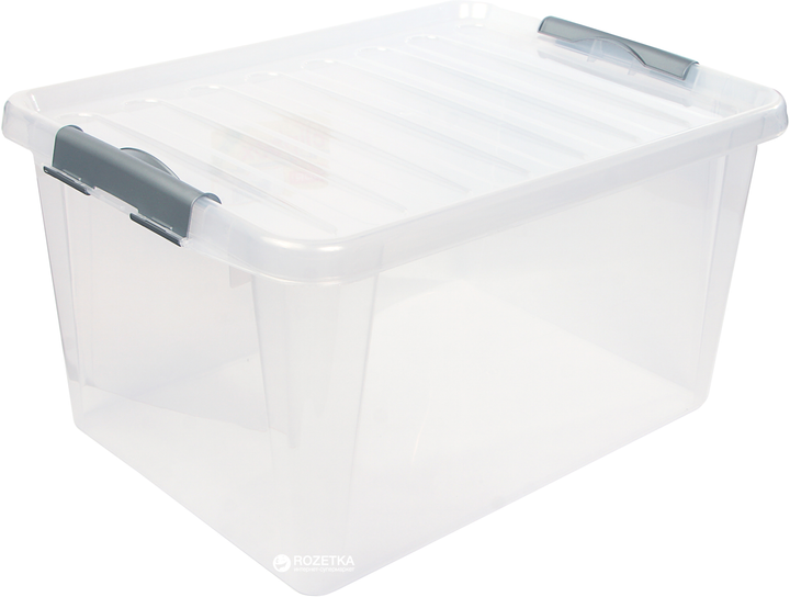Ящик контейнер для зберігання пластиковий Heidrun Clipbox Lite з