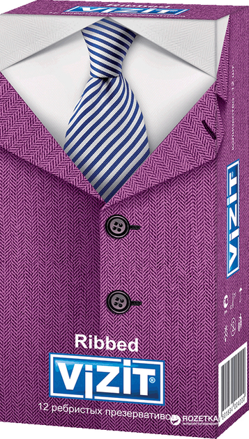 Презервативы Vizit Ribbed 12 шт (4601834004200) – в интернет-магазине ...