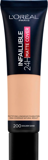 Тональний крем L'Oreal Paris Infaillible 24h матовий 200 Golden Sand 30 ...
