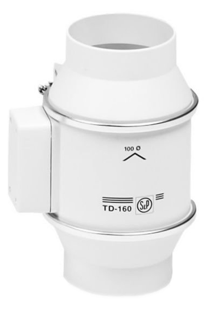 Канальный вытяжной вентилятор SOLER&PALAU TD-160/100 N SILENT – фото ...