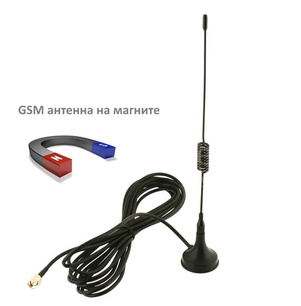 GSM антенна Сота на магнитном основании 900/1800 3 м – фото, отзывы ...