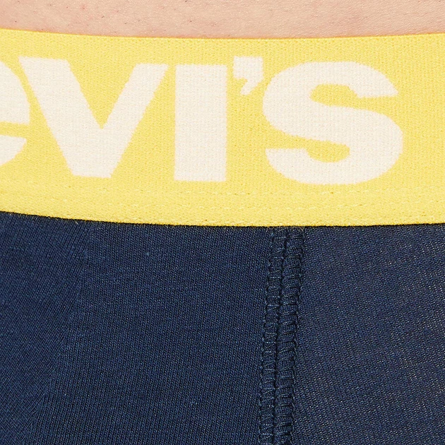 Трусы-шорты Levi's Levis Men Solid Basic Trunk 2P 905002001-002 XL 2 шт Синий/Желтый ...
