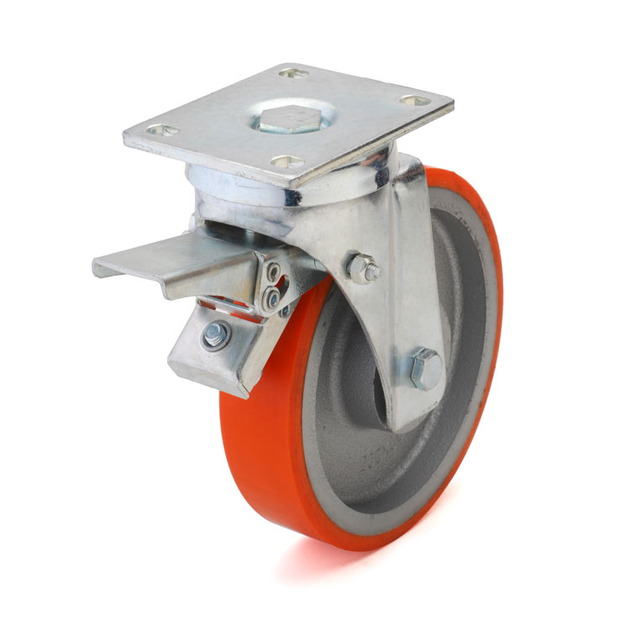 Колеса поворотные с тормозом с площадкой 5134300ШТ Torwegge GmbH ...