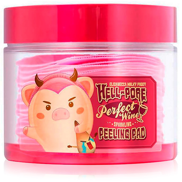 Пилинг-пады для лица Elizavecca Hell-Pore Perfect Wine Sparkling ...