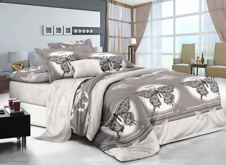 Набор постельного белья CottonTwill 200х220 см (pbe0001127) Серый ...