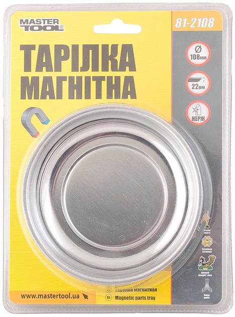 Тарілка магнітна Mastertool 108 мм (81-2108) – фото, відгуки, характеристики в інтернет-магазині ...