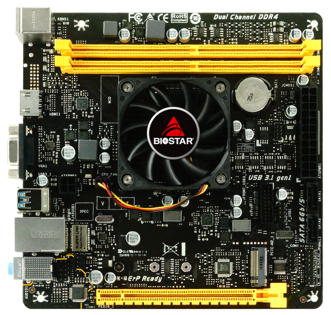 Материнская плата Biostar A10N-8800E v6.1 (AMD FX-8800P, AMD Carrizo ...