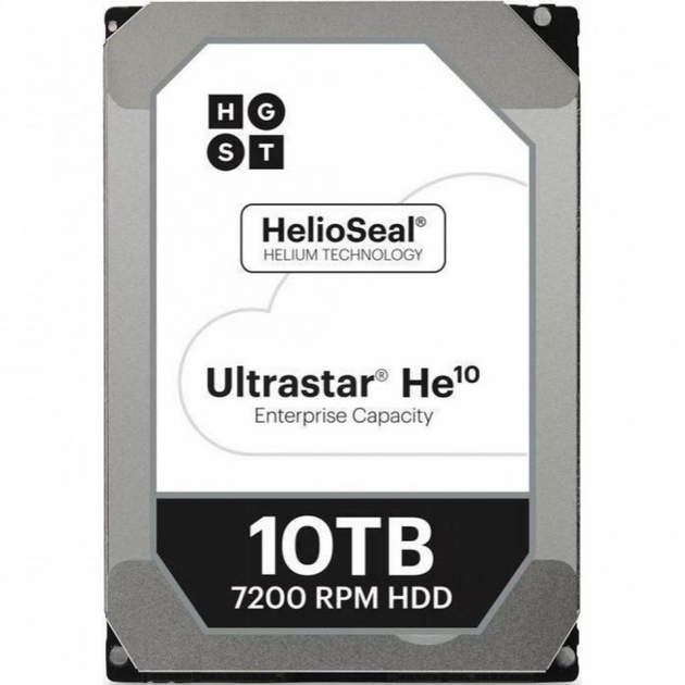 Накопитель HDD SAS 10.0TB Hitachi (HGST) Ultrastar He10 7200rpm 256MB ...