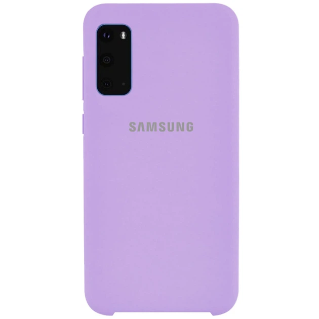 Чехол Epik Silicone case для Samsung Galaxy S20 Сиреневый / Dasheen ...