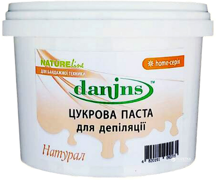 Сахарная паста для депиляции в домашних условиях Danins Натурал 500 г ...
