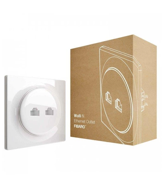 Умная розетка интернет FIBARO Walli N Ethernet Outlet (FGWEEU-021 ...