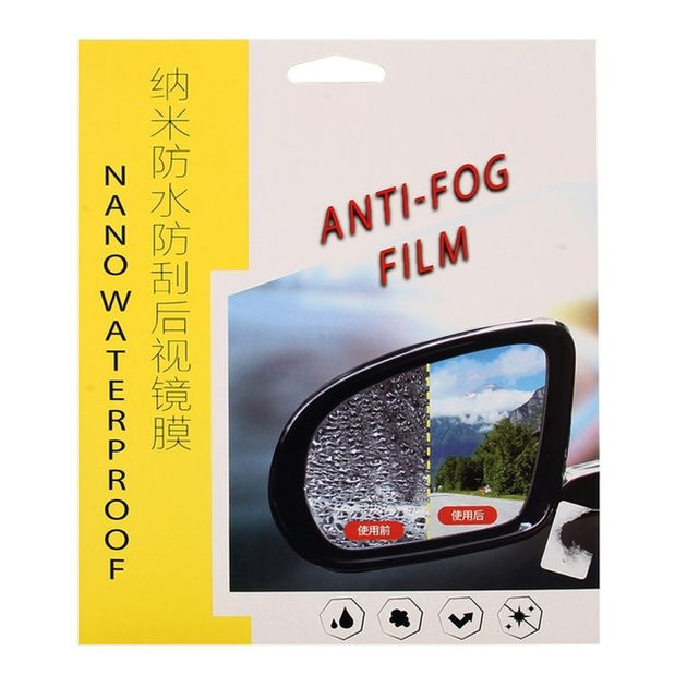 Пленка Антидождь 190x130 NANOWATERPROOF на боковые зеркала автомобиля ...