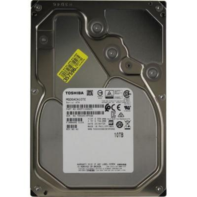 Жесткий диск для сервера 3.5'' 10TB Toshiba (MG06ACA10TE) – фото ...