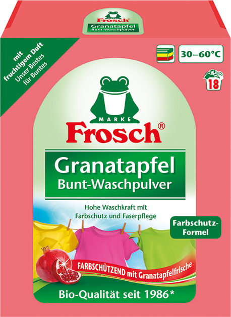 Стиральный порошок-концентрат Frosch Колор Гранат 1.35 кг ...