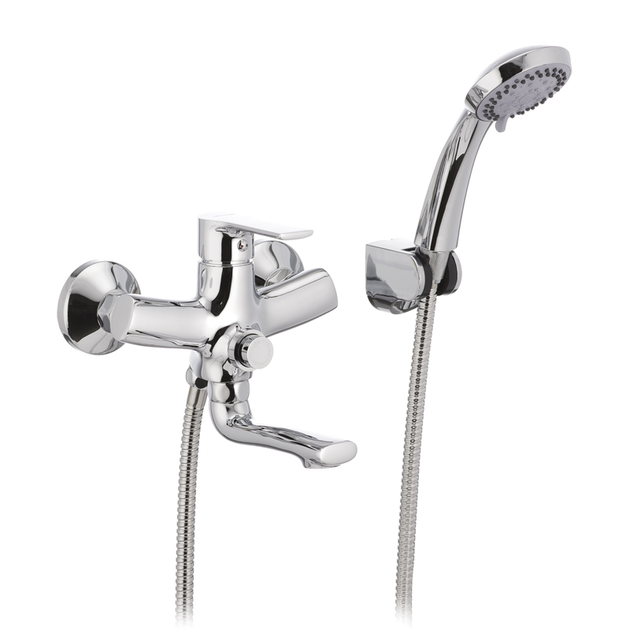 Смеситель для ванны MIXXUS PREMIUM PUSH Chr-009 (перекл. кнопкой ...