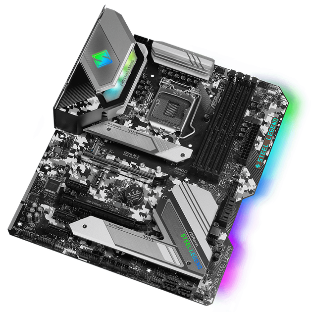 Материнская плата ASRock Z490 Steel Legend (s1200, Intel Z490, PCI-Ex16 ...