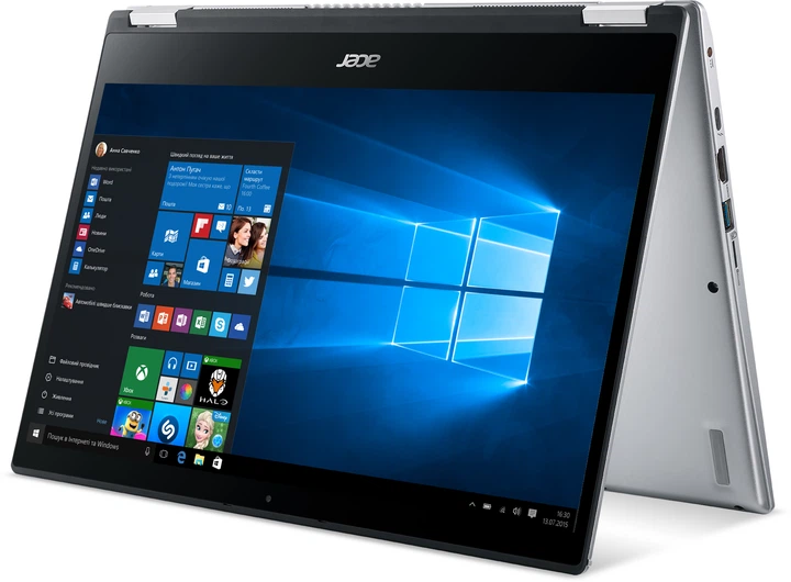 Ноутбук Acer Spin 3 SP314-54N-74X9 (NX.HQ7EU.00K) Pure Silver – фото, отзывы, характеристики в ...