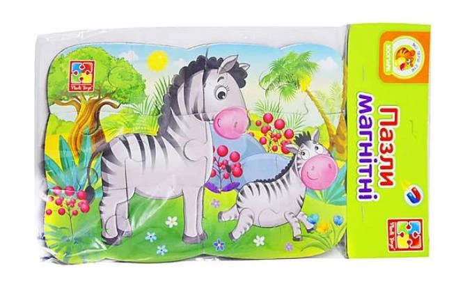 Пазли на магніті А5 "Зебри" УКР VT3205-75 – фото, відгуки, характеристики в інтернет-магазині ...