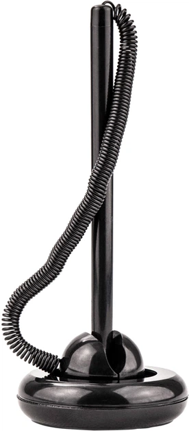 Кулькова ручка Delta by Axent Desk pen на підставці Синя 0.7 мм Чорний ...