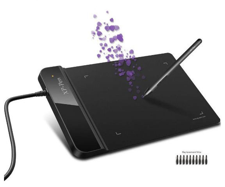 Графический планшет XP-Pen Star G430S рабочая область 120x77мм 8192 ...