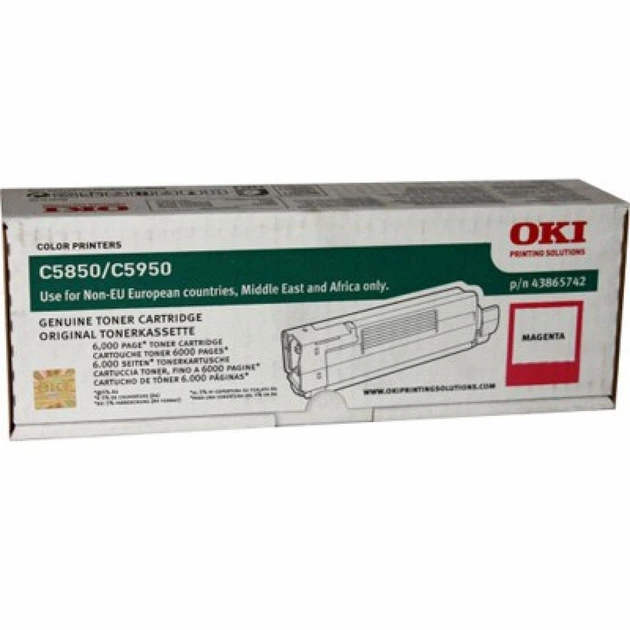 Тонер-картридж OKI C5850/5950 magenta (43865742) – фото, отзывы ...