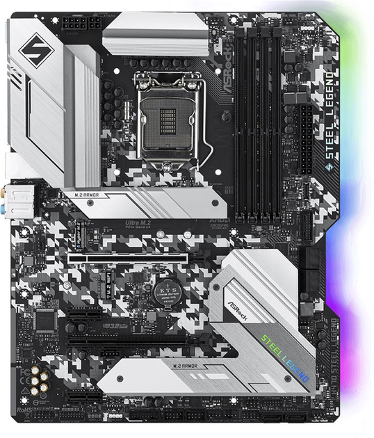 Материнская плата ASRock H470 Steel Legend (s1200, Intel H470, PCI-Ex16 ...