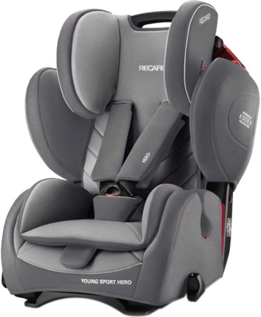 Автокресло RECARO Young Sport Hero Aluminium Grey (88014180050 ...