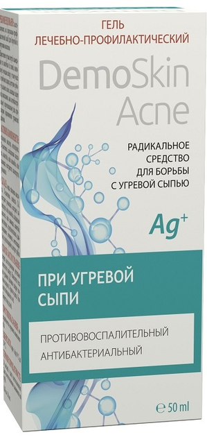 Демоскин Акне Botanica лечебно-профилактический гель для лица при ...