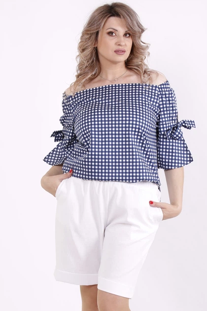 Блузка GARRY-STAR 01546-3 60 Синий – Брендовая одежда | ROZETKA