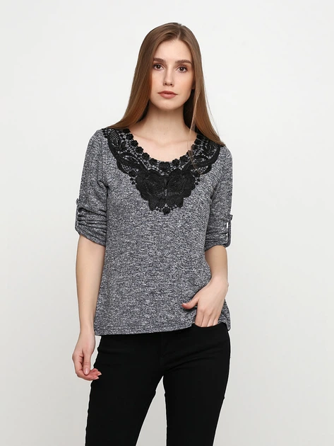 Лонгслив длинный женский Malta Ж454 38 M 42 Серый 2901000230979 в интернет магазине