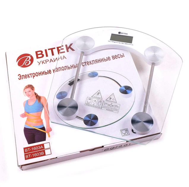 Весы стеклянные напольные электронные ВІТЕК BT-1603B до 180 кг – фото, отзывы, характеристики в ...