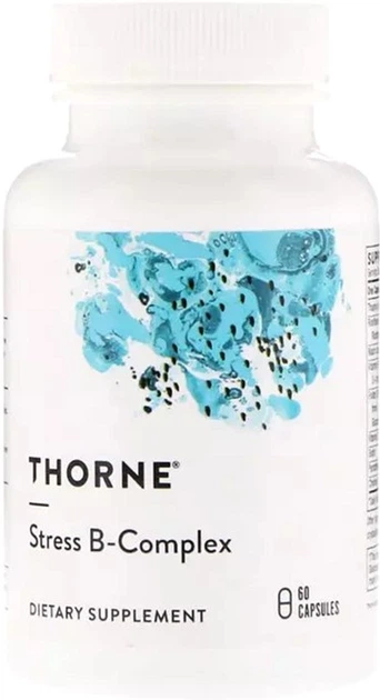 Вітаміни Thorne Research В-Комплекс проти стресу, Stress B-Complex, 60 ...