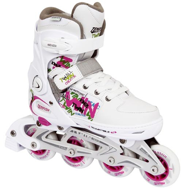 Роликовые коньки Tempish Twin размер 40-43 Белые (10000000605/wh./40-43 ...