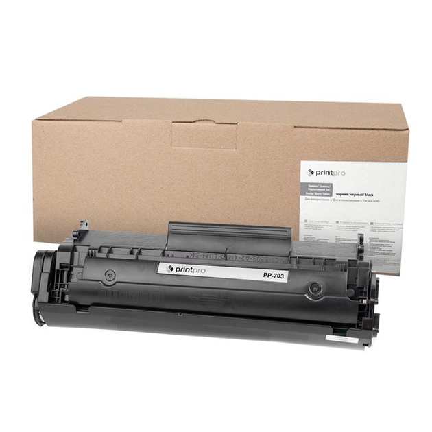 Картридж PrintPro (PP-703) Canon LBP-2900/3000 Black (Q2612A/Canon 703 ...