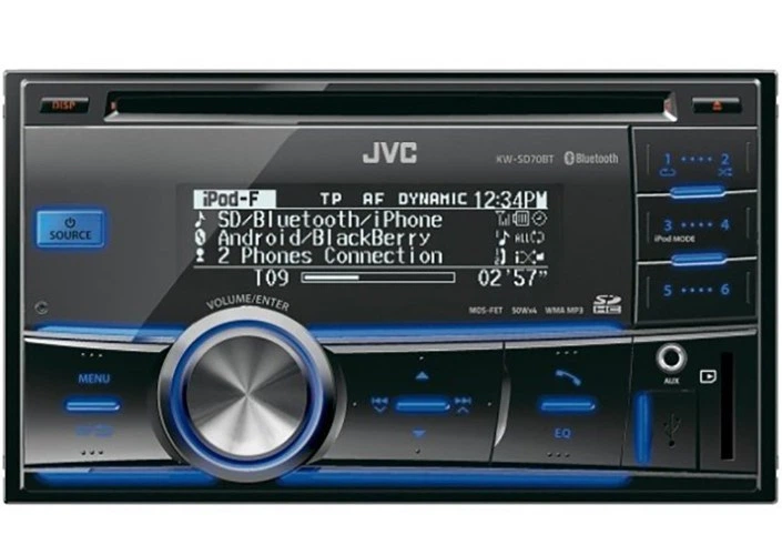 Магнітола JVC KW-SD70BTEYD – фото, відгуки, характеристики в інтернет-магазині ROZETKA від ...