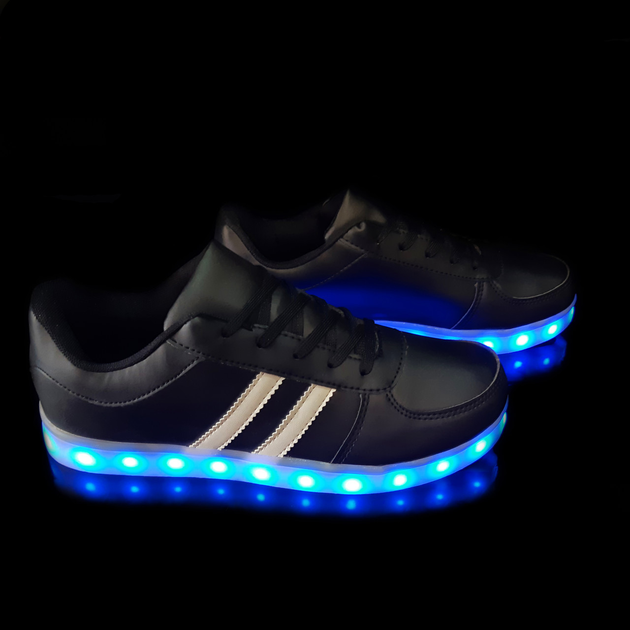 Кроссовки с LED подсветкой унисекс Black FX17 34 р. от продавца ...