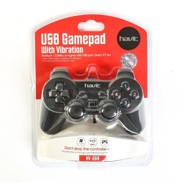 Проводной геймпад HAVIT HV-G69 Usb Black – фото, отзывы, характеристики ...